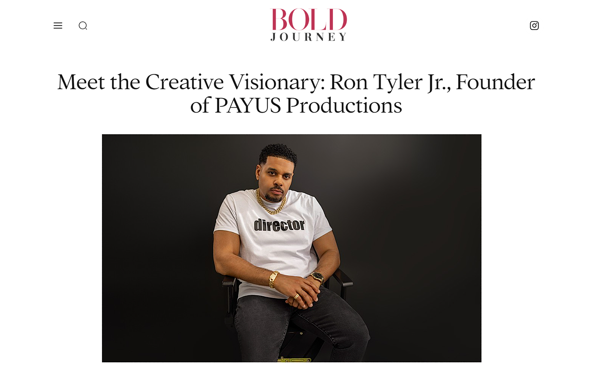 Ron Tyler Jr | Official Site